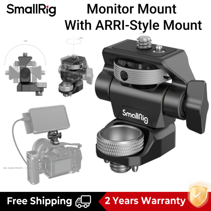SmallRig Swivel and Tilt Adjustable Monitor Mount with ARRI-Style Mount ...