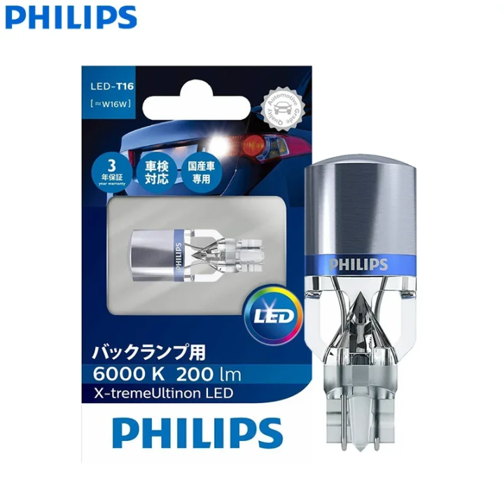 Philips X-tremeUltinon LED 921 T16 T15 W16W 6000K Bright White Auto ...