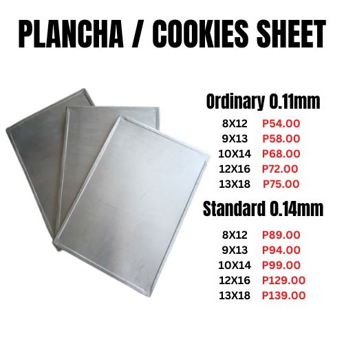 Plancha / Cookies Sheet / Flat Sheet / Pandesal Tray | Lazada PH