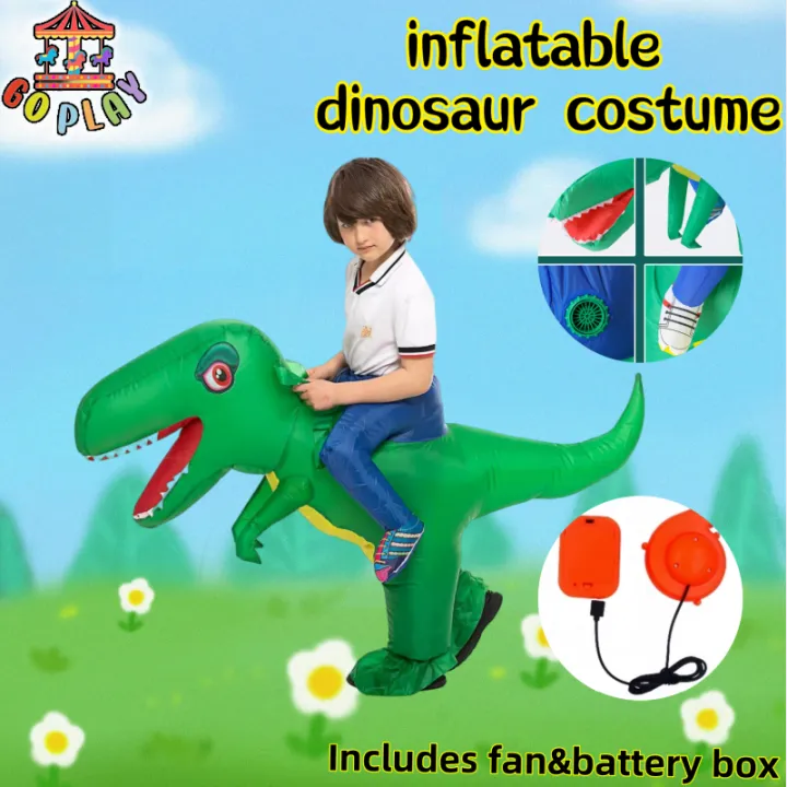 Dinosaur Inflatable Costume Trex Costume Suit Blow Up Funny Performance ...