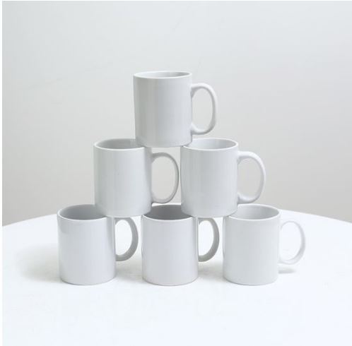 QUAFF / CUYI sublimation white mug 1 box / 36 pcs | Lazada PH