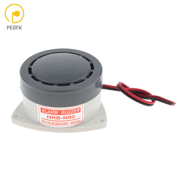 Perfk 2 Wire Industrial Electronic Sound Buzzer Alarm, 220V / 110V ...