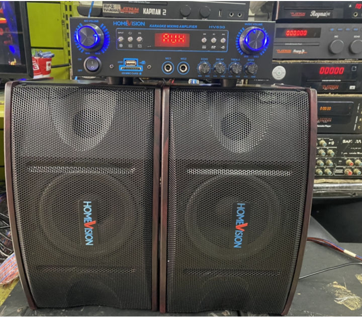 karaoke set SUNTECH /HOMEVISON 600Watts amplifier and 6"speaker free ...