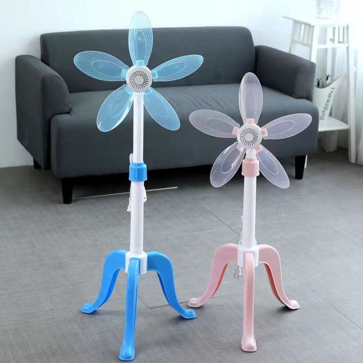 ZH 5 Blades Stand Fan Portable Stand Fan Foldable Stand Fan Electric ...