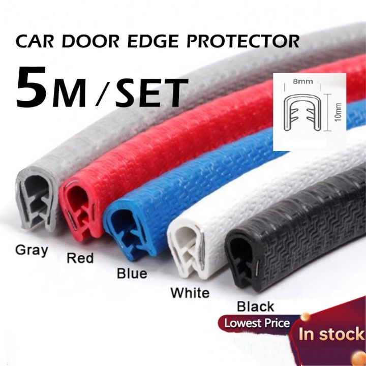 5 m car U-shaped door edge anti-collision strip protector guard rubber ...