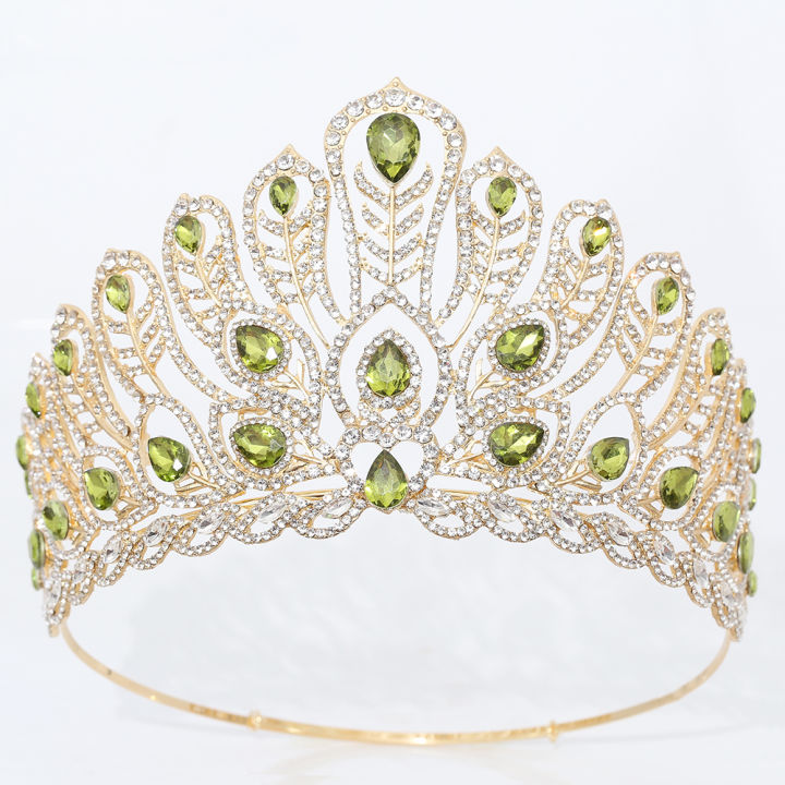Pageant tiara Cross Border Bride Tiara Miss World Tiara Runway show ...