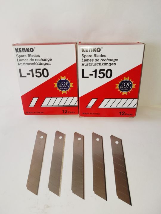 Isi/reffil cutter besar L-150 kenko 1pak tajam dan kuat | Lazada Indonesia
