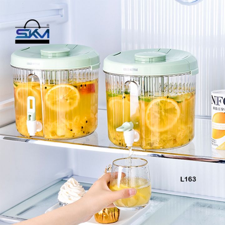 SKM 4L Water Beverage Dispenser Cold Water Ice Drink Container L163 ...