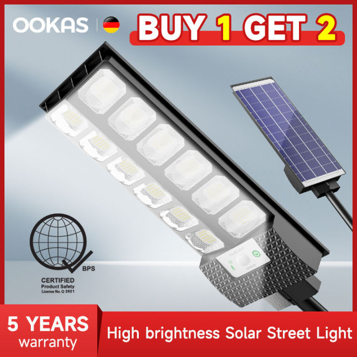 Ookas solar light outdoor waterproof Street LED Light solar lights with ...