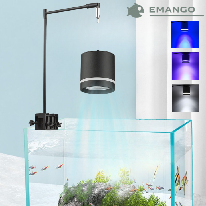 Emango16w Fish Tank Light Water Grass Downlight Three-Speed Color ...