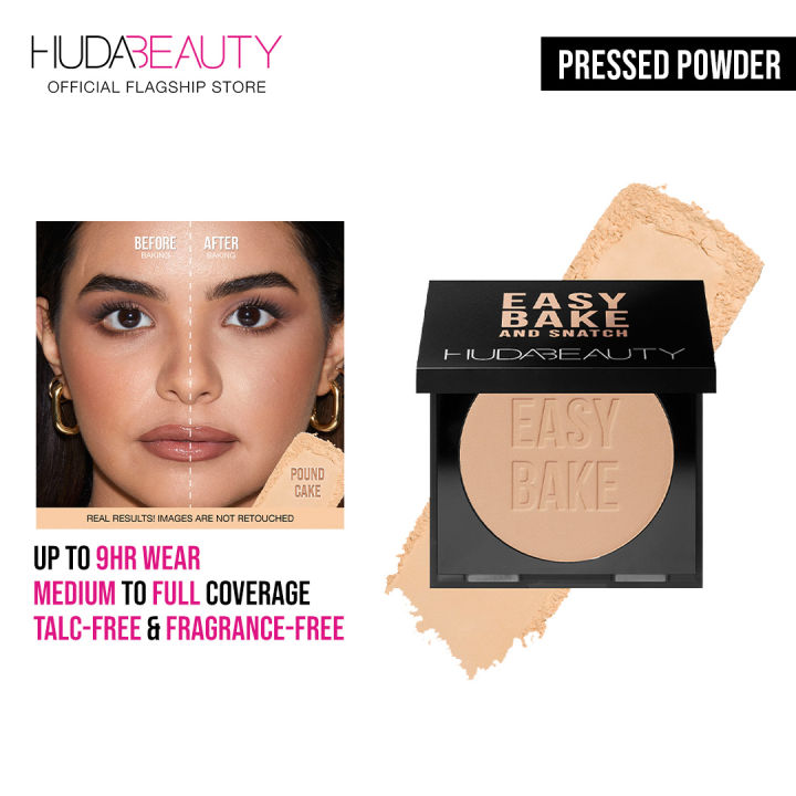 Huda Beauty Easy Bake and Snatch Pressed Brightening and Setting Powder | Lazada PH