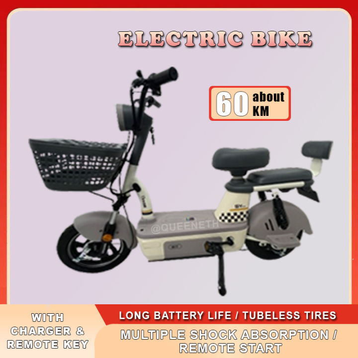 Electric Motor Bicycle Bike Scooter Bike 2 Wheel Electric Ebike | Lazada PH