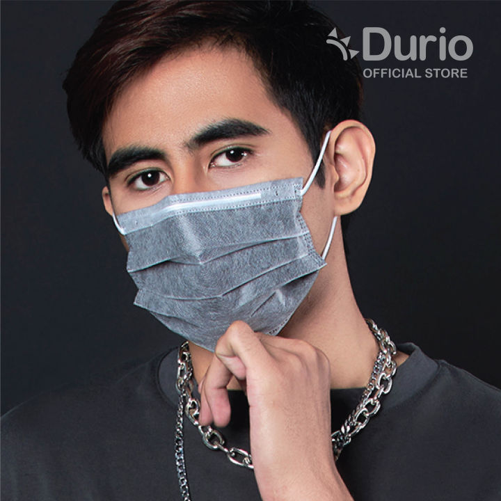 Durio 542 Active Carbon 4 Ply Surgical Face Mask - 40 pcs | Ready Stock ...