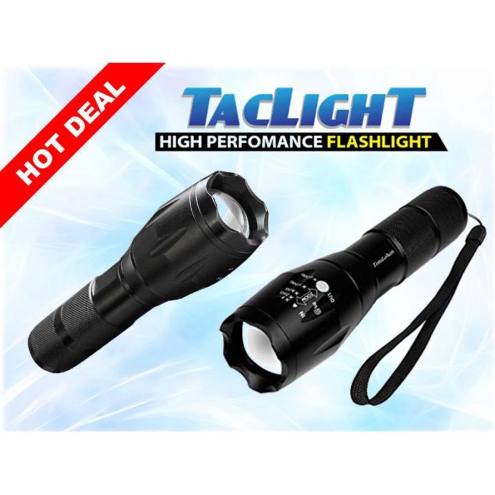 Tac Light/Military Grade/Tactical Flashlight/Multifunction | Lazada PH