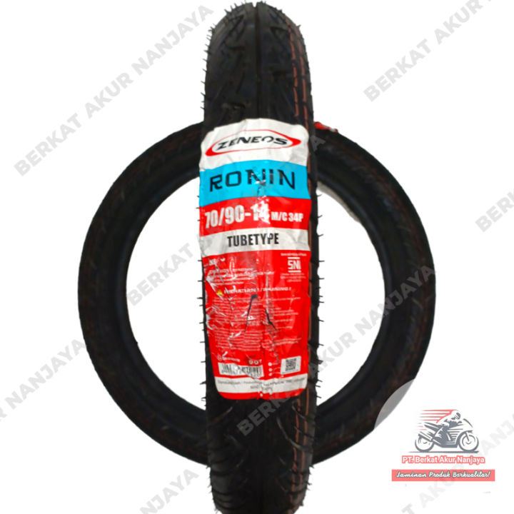 Ban Motor Matic RONIN 70 90 ring 14 ZENEOS ZN86 Tubetype | Lazada Indonesia