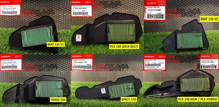 100% Original HONDA GENUINE AIR FILTER / AIR CLEANER *SCOOTER* PCX 150 ...