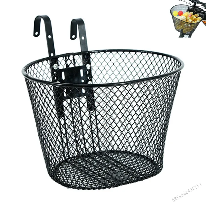 Adult Bike Front Basket with Carrying Handle Bicycle Front Basket for ...