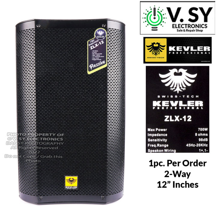 1pc. 2023 Original Kevler ZLX-12 12 Inches 700W 8 Ohms 2-Way Bass ...