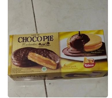 Lotte Choco Pie Marshmallow Richeese 168 gram | Lazada Indonesia