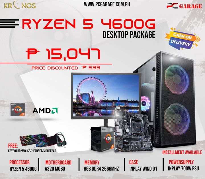 AMD Ryzen 5 4600G Desktop Package | Lazada PH