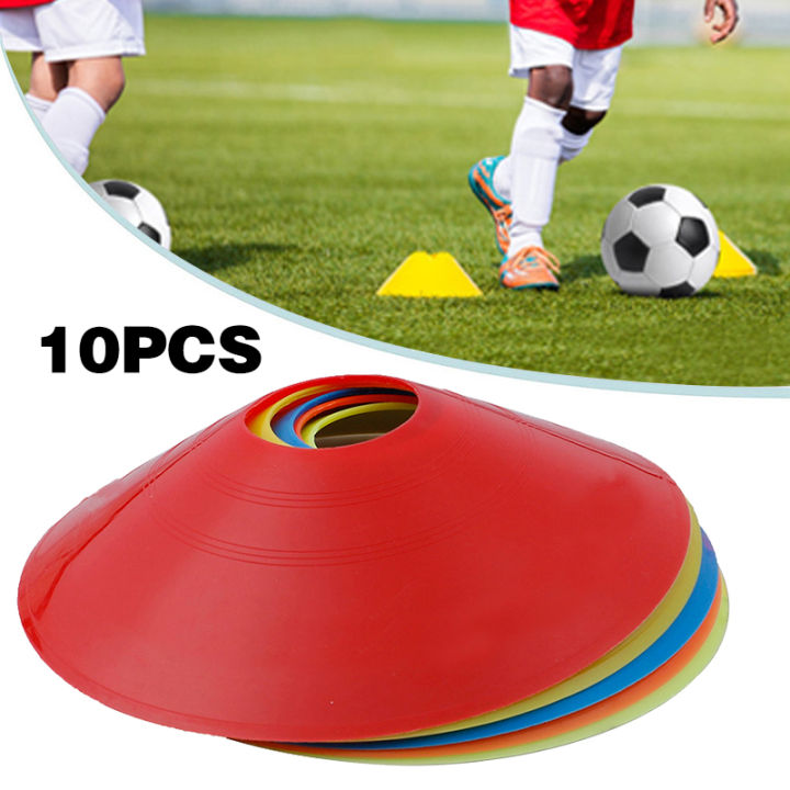10pcs/set Soccer Discs Sports Cones Speed Training Discs Cone Training ...