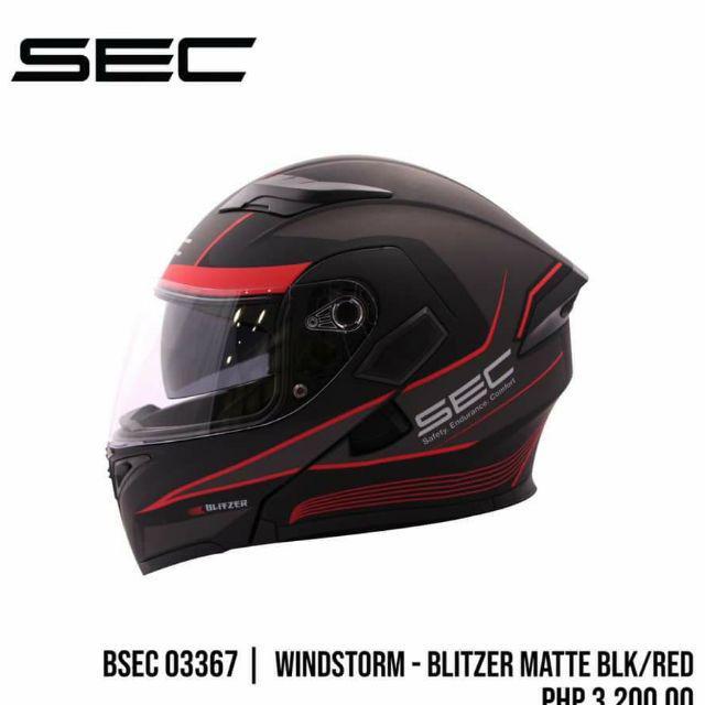 SEC Windstorm Blitzer Modular Helmet | Lazada PH