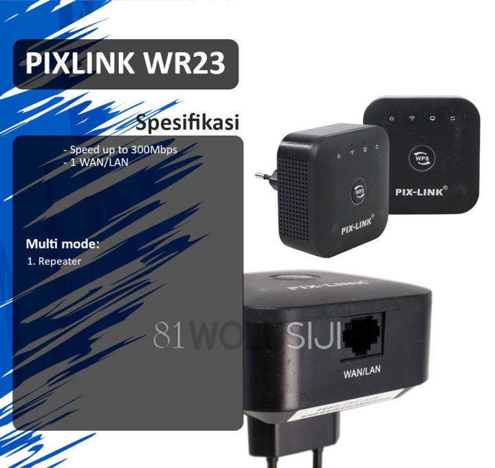 PIX-LINK WR23 Wireless N 300Mbps Repeater/Range Extender Amplifier ...