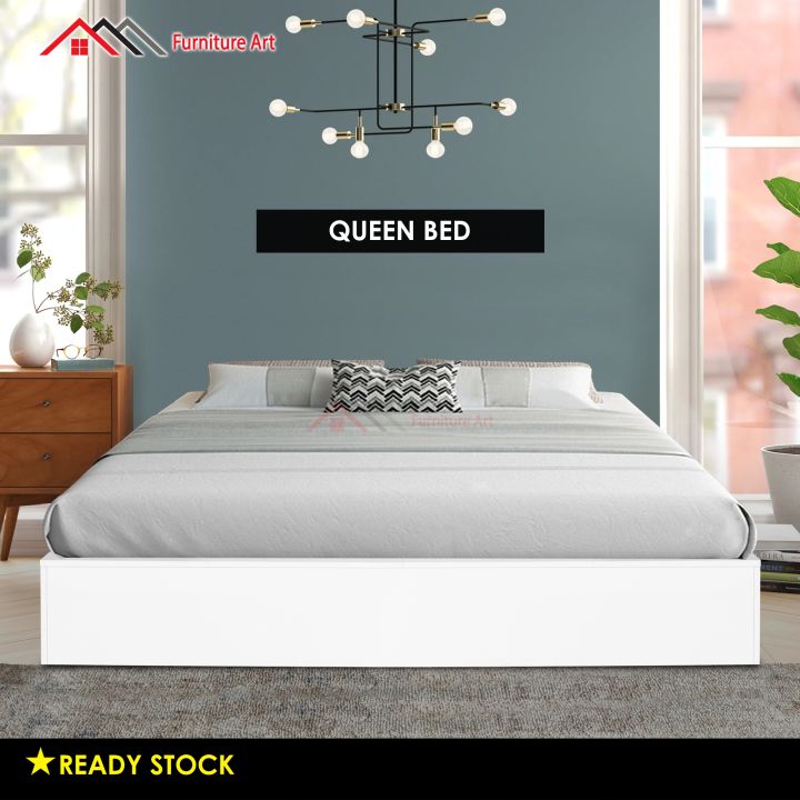 Furniture Art Queen Bed Frame / Katil Queen/ Queen Bed/ Katil Kayu ...