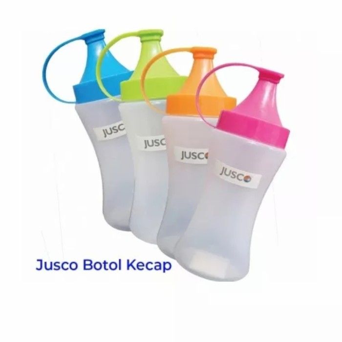 Botol Tempat Kecap & Saos / Minyak Mini isi 4 pcs - 250ml | Lazada ...