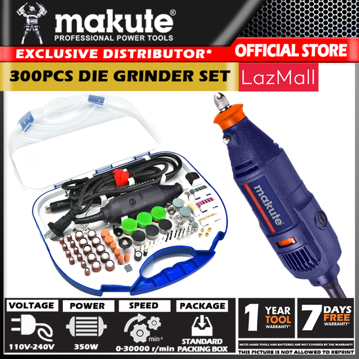 Makute 300PCS Tool Set DG002 3MM 350W Die Grinder Professional | Lazada PH