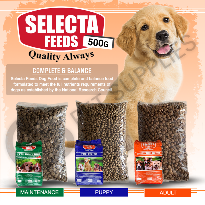 FASHION-500g Selecta Feeds Quality Always Extruded & Lite Dog Dry Food ...