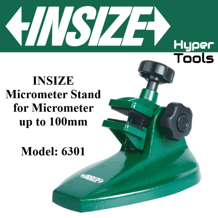 INSIZE Micrometer Stand for Micrometers up to 100mm (Model 6301) | Lazada