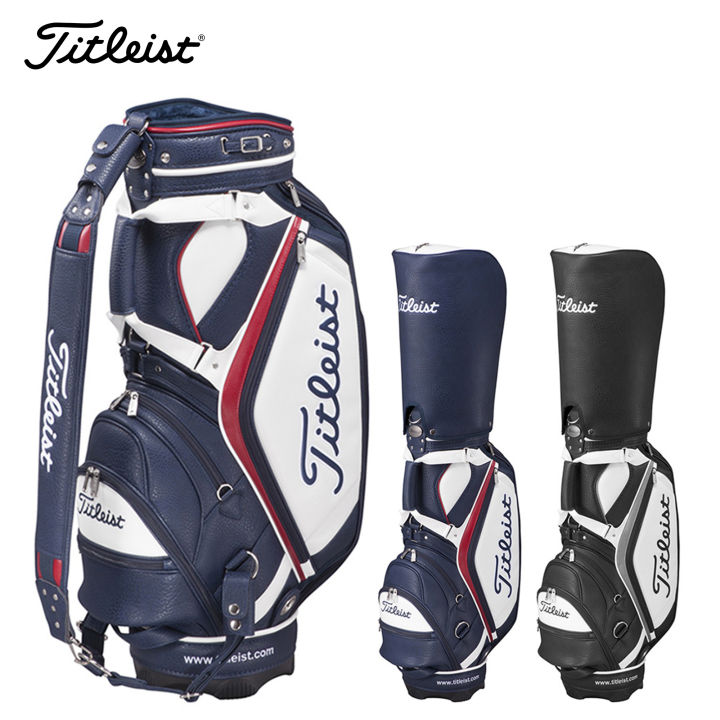 Standard Size Golf Bag with Top Cover PU Leather Water-Proof Large ...