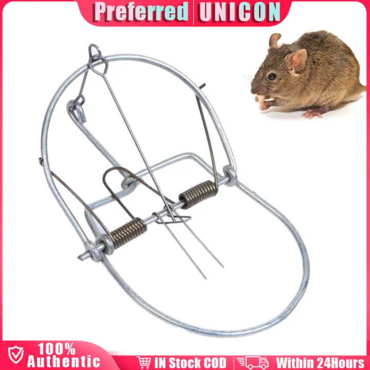 Reusable Steel Mouse Trap Weasel Catch Large Metal Spring Mousetrap ...