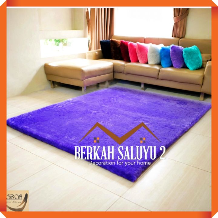 Karpet bulu rasfur rafsur 100x150x tebal 3.5cm | karpet aesthetic ...