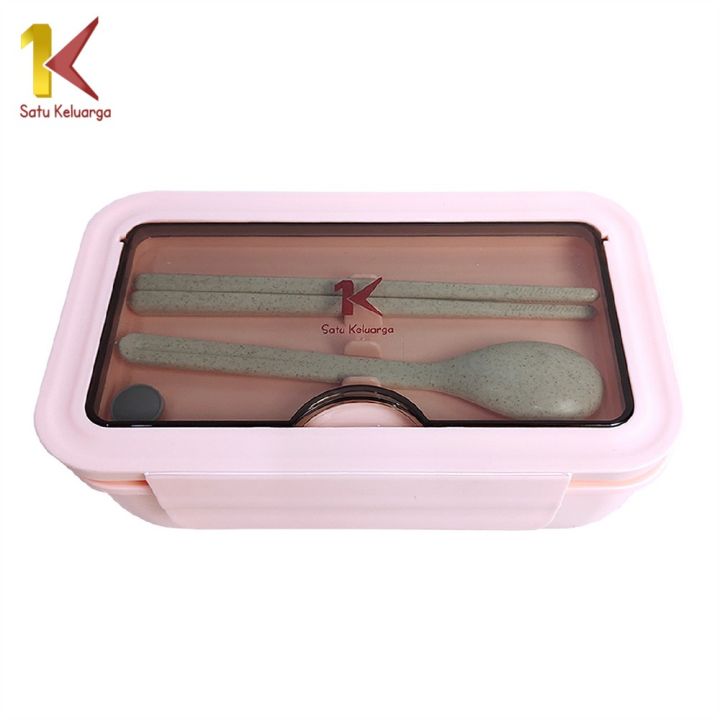 Satu Keluarga Tempat Makan C479 Kotak Makan Transparant Bento Box Set ... Satu Keluarga Tempat Makan C479 Kotak Makan Transparant Bento Box Set ...