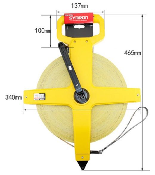 Tajima Symron-R Fiberglass Measuring Tape 100 meters/330 Ft | Lazada PH