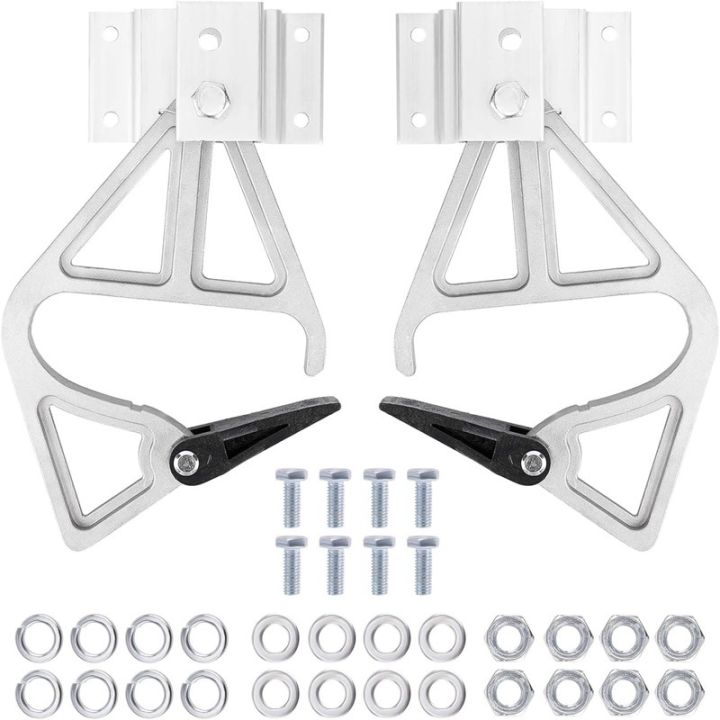 2PCS Extension Aluminum Ladder Clips Ladder Clamp Pair Telescopic ...