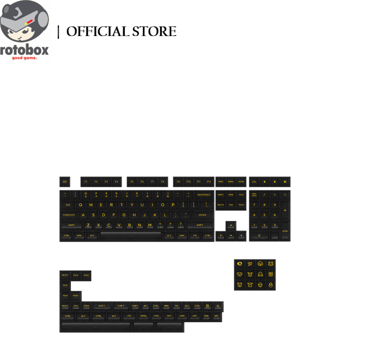 AKKO ASA Clear Keycaps Set (155-Key) | Lazada PH