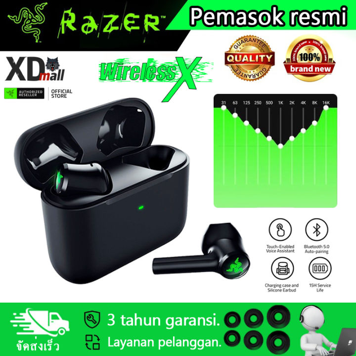 Razer Hammerhead True Wireless Earphones Headset Bluetooth with Mic ...