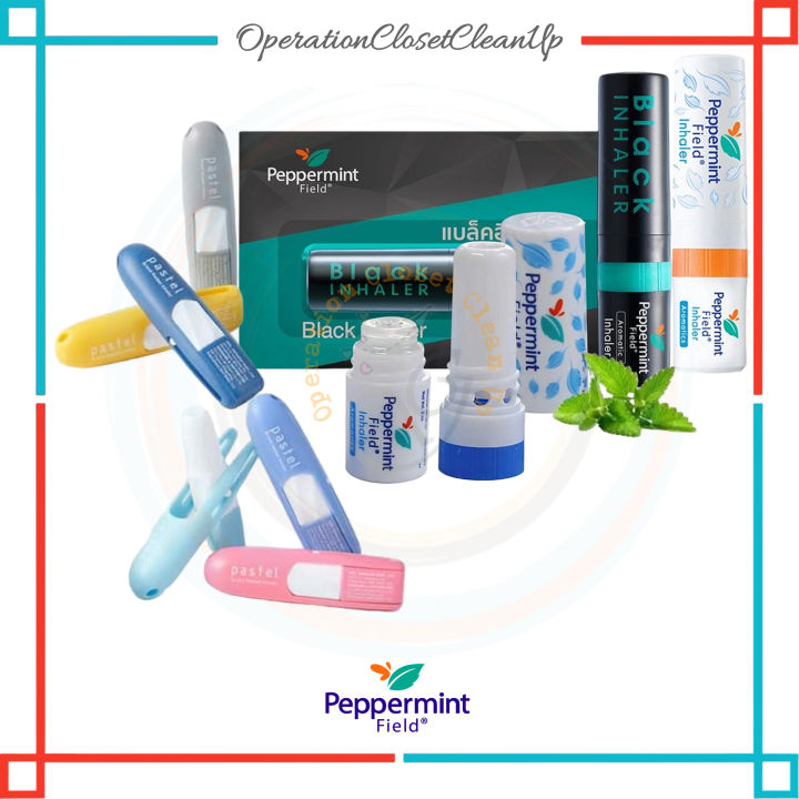 Peppermint Field Inhaler, Aromatics, Black Inhaler 2 in 1 | Lazada PH