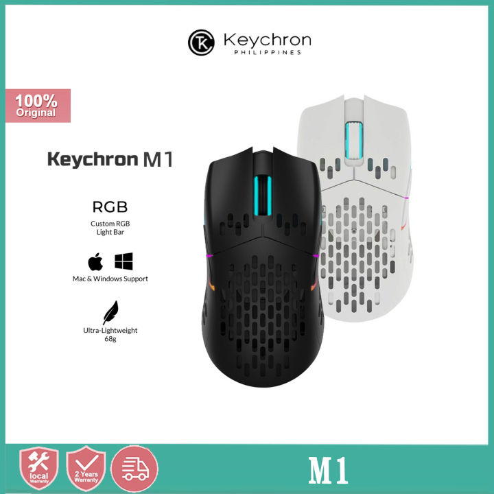 Keychron M1 Wireless Mouse Medium Big Hands Wired Bluetooth the third ...