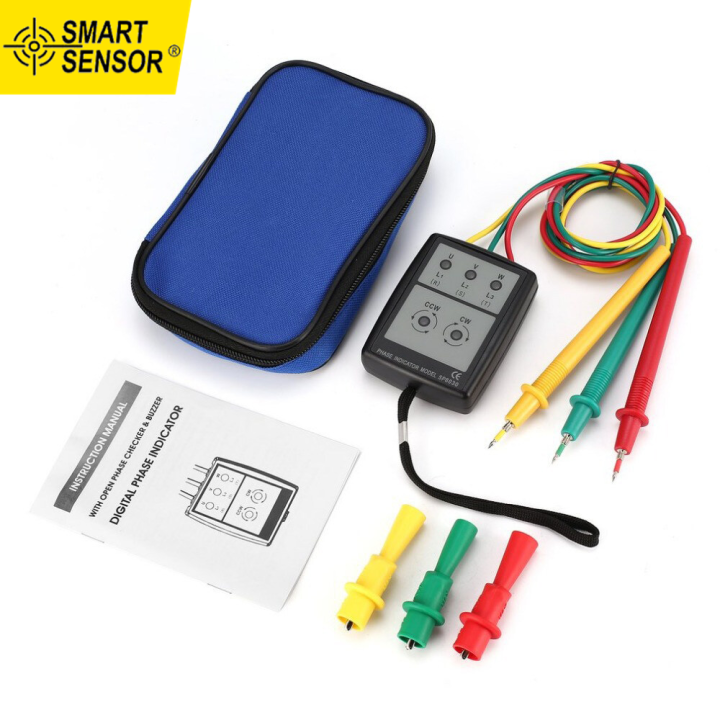 Smart Sensor 3-Phase Alternating Current Phase Meter Portable Phase ... Smart Sensor 3-Phase Alternating Current Phase Meter Portable Phase ...