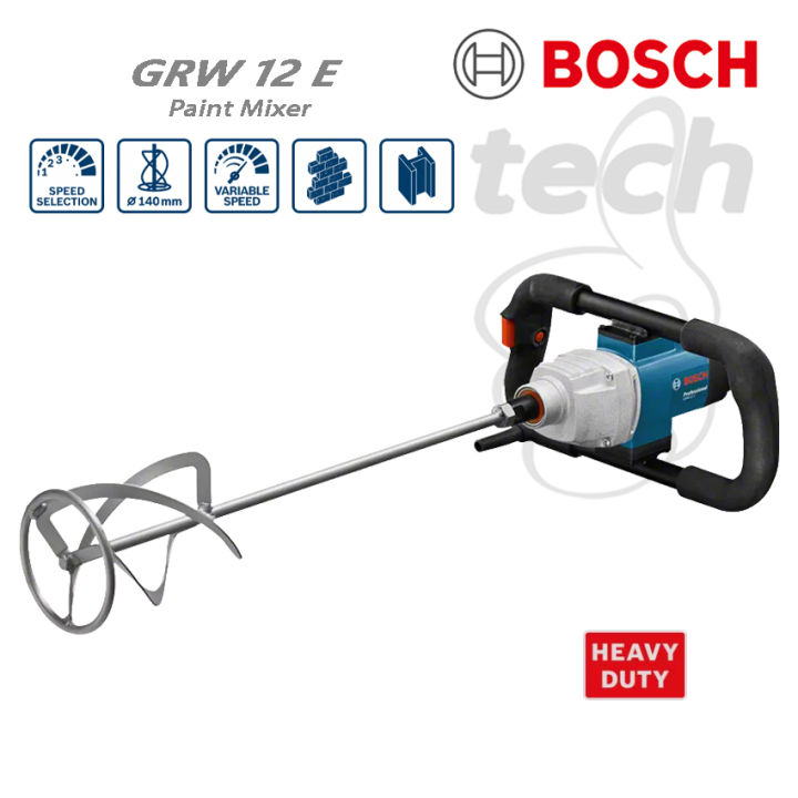Mesin Pengaduk Cat & Semen Stirrer Paint Mixer Bosch GRW 12 E ...