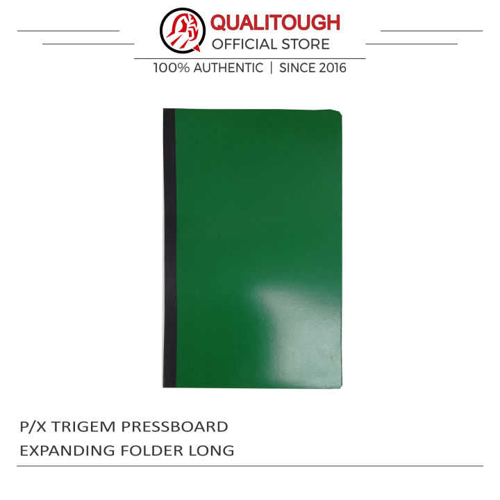 P/X Trigem Pressboard Expanding Folder Long - royal blue/red/green ...