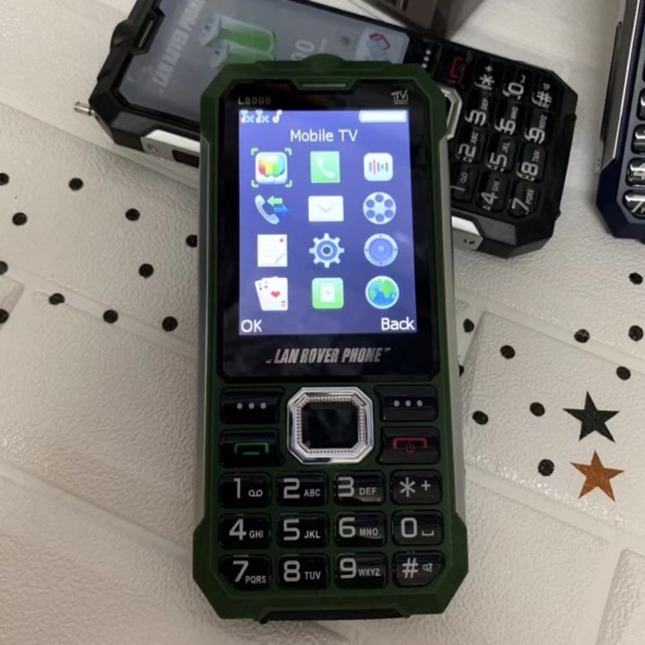 L8000 Lan Rover Keypad Mobile Phone TV with Built-in Power Bank 4800mAh ...