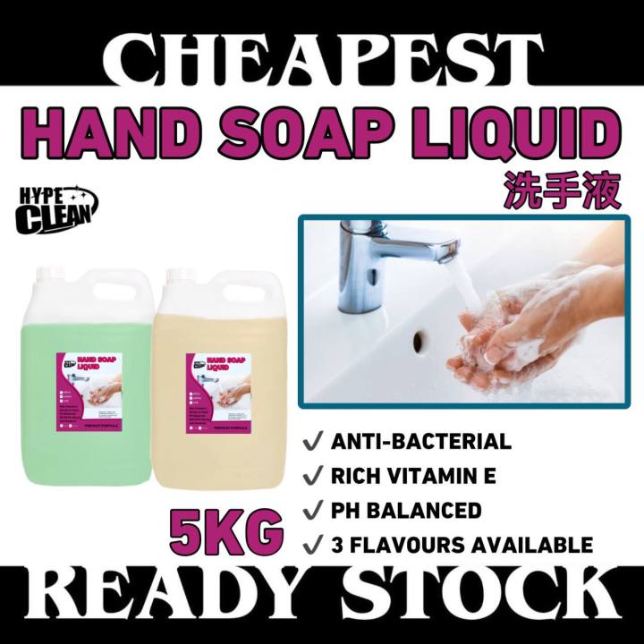 [5L] Hand Wash Soap Liquid Sabun Cuci Tangan 洗手液 洗手肥皂 | Lazada