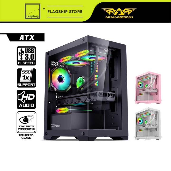 Armaggeddon Aquaron PRO ATX Transparent view Gaming Casing Chassic PC ...