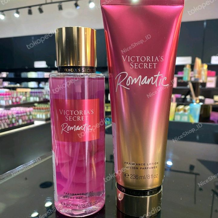 VS Victoria's Secret Romantic Fragrance Body Mist Lotion ORIGINAL STORE ...