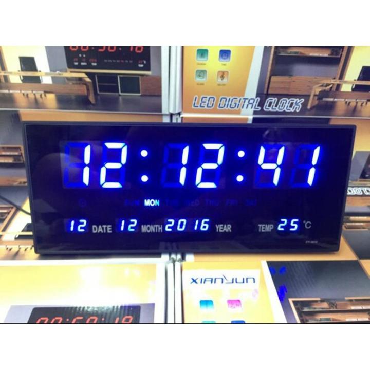 Jam digital LED 50 cm jam dinding dekorasi rumah papan jam led yang ... Jam digital LED 50 cm jam dinding dekorasi rumah papan jam led yang ...
